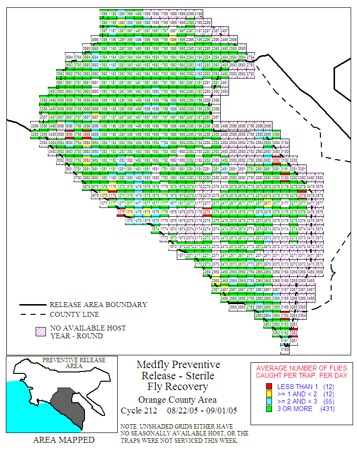 Orange County Color Map